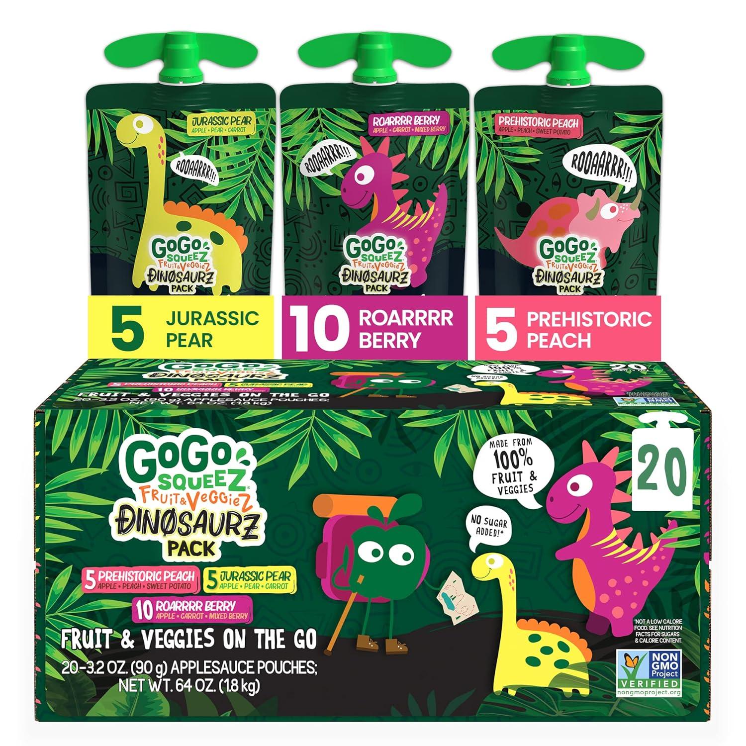 GoGo SqueeZe Fruit & Veggiez Variety Pack- 20pack