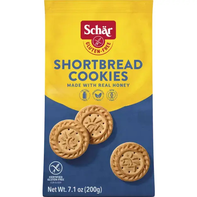 Schar Gluten Free Shortbread Cookies- 7.1oz