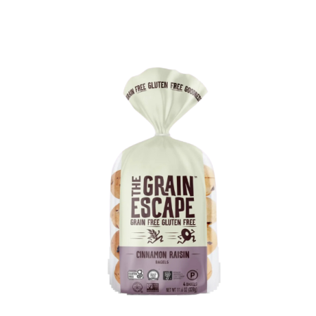 The Grain Escape Cinnamon Raisin Bagels-11.6oz